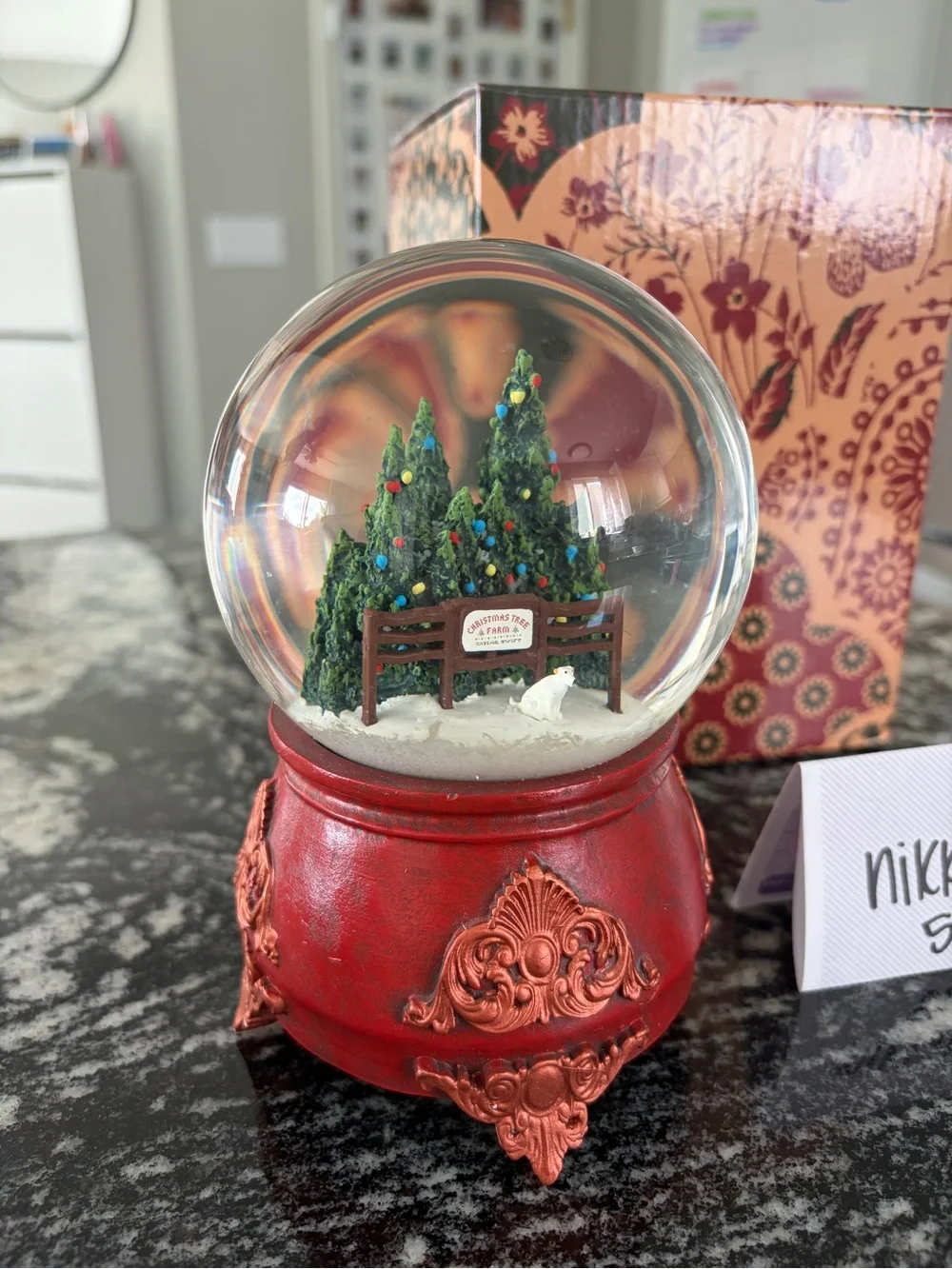 Holiday | Taylor Swift Christmas Tree Farm Snow Globe Rare | Poshmark